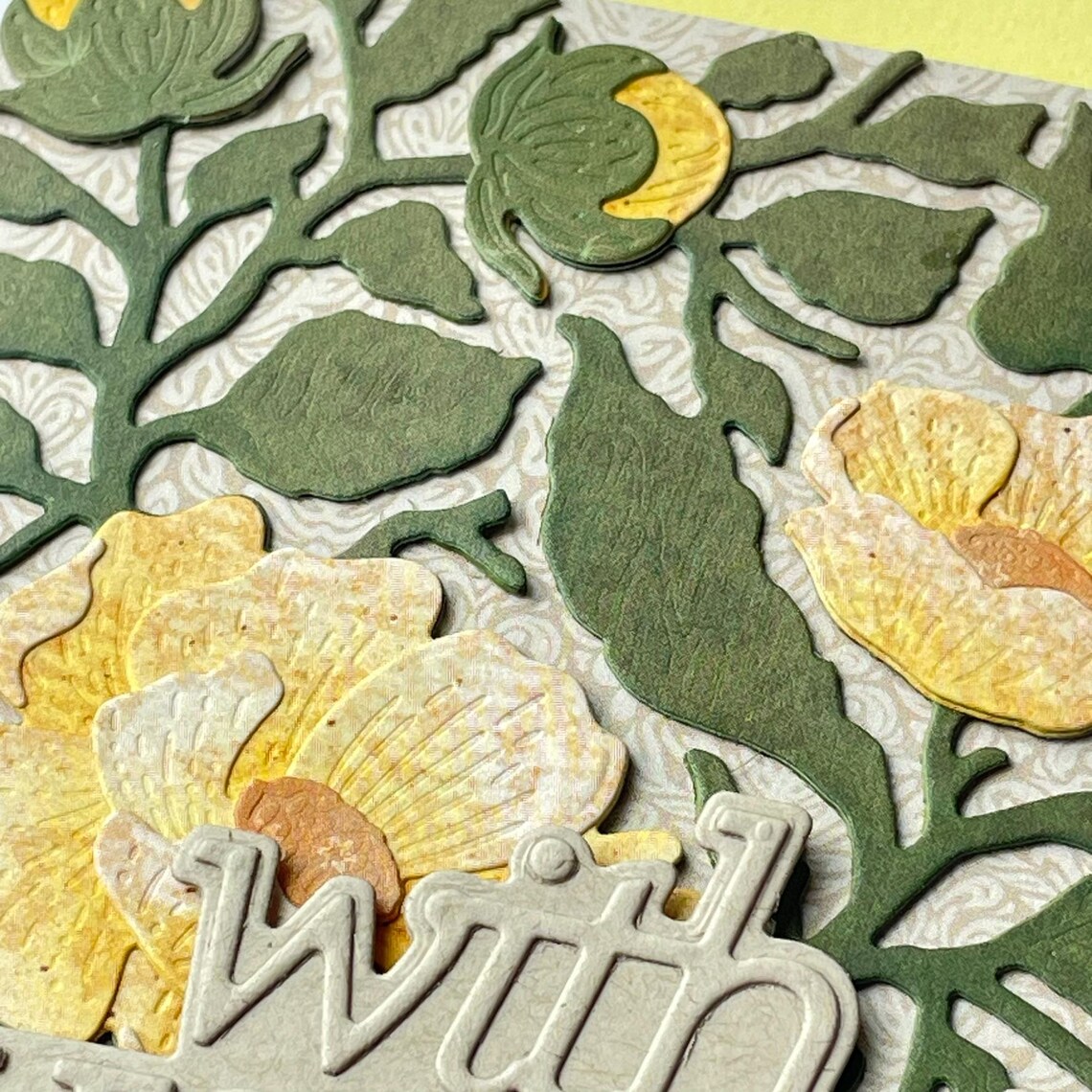 With Sympathy Card, Sympathy Die Cut, Condolence Cards, Encouragement ...