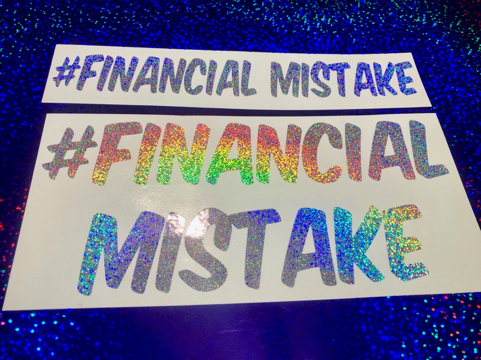 Financial Mistake Sticker Vinyl Aufkleber JDM Funny Car Truck | Etsy
