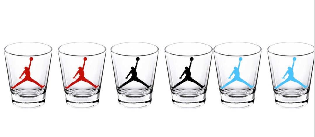 Air Jordan 2.0oz Shot Glasses Jordan 1 Retro Inspired Sneakerhead Gifts ...