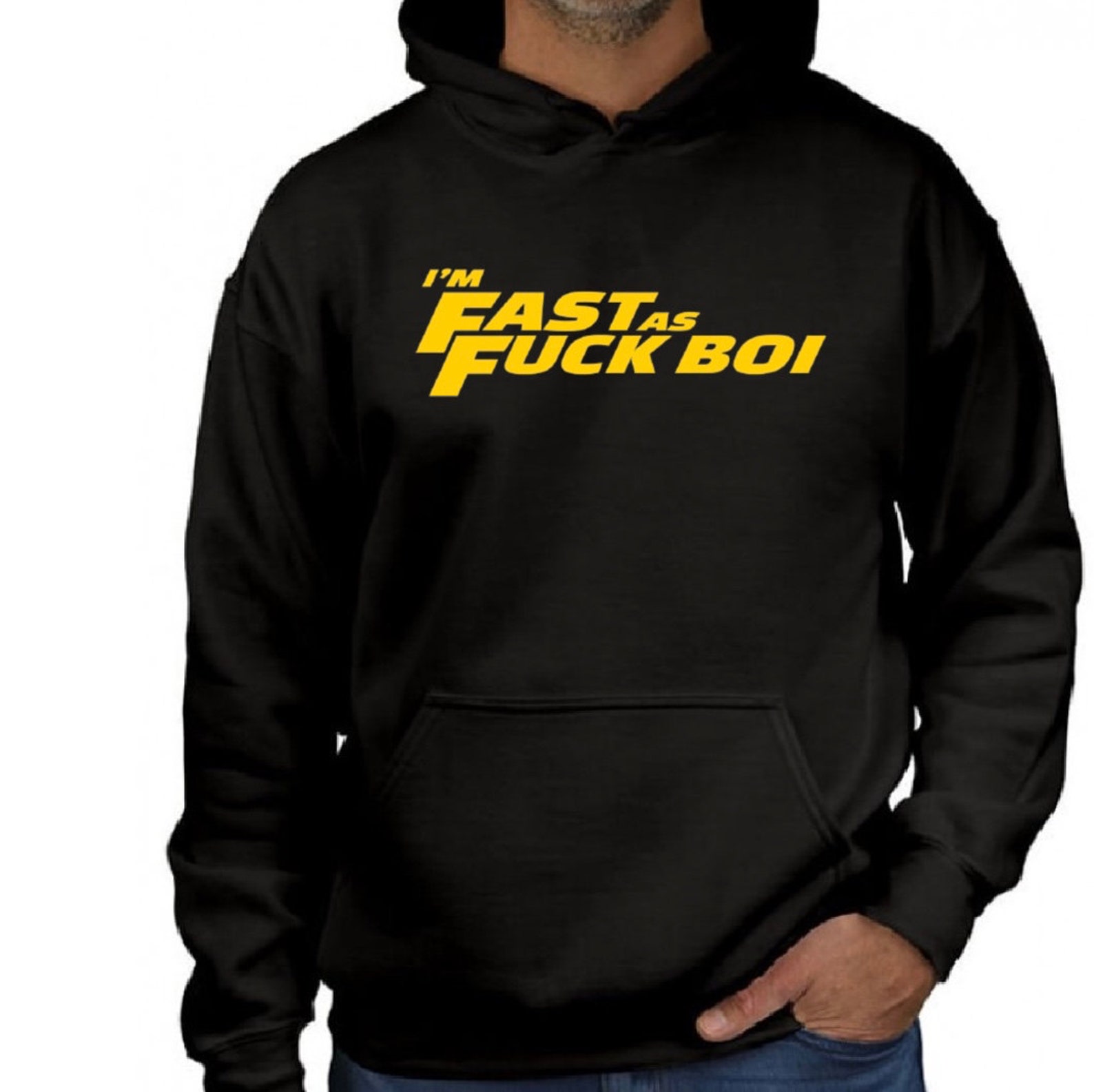 I'm Fast AF Boi Hoodie Funny Jdm Car Humor Vw Euro Ricer - Etsy