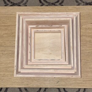 Handmade Wooden Buffet Risers: Set of 5 Display Cubes/ Dessert Risers ...