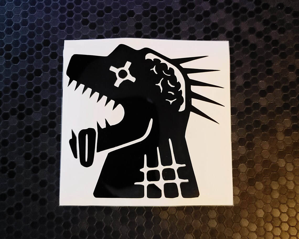 Kaiman Head Vinyl Decal - Etsy