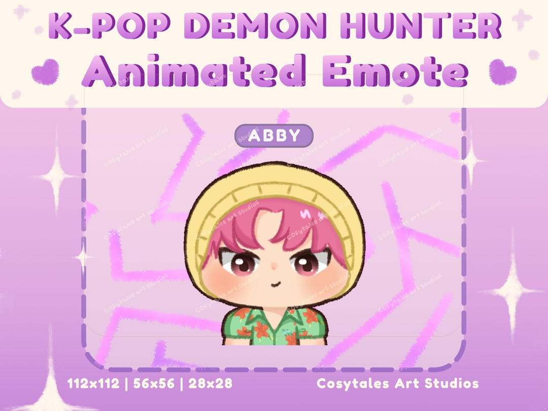 Animated Abby Kpop Emote: Soda Pop Dance - Twitch/vtuber Stream Asset ...