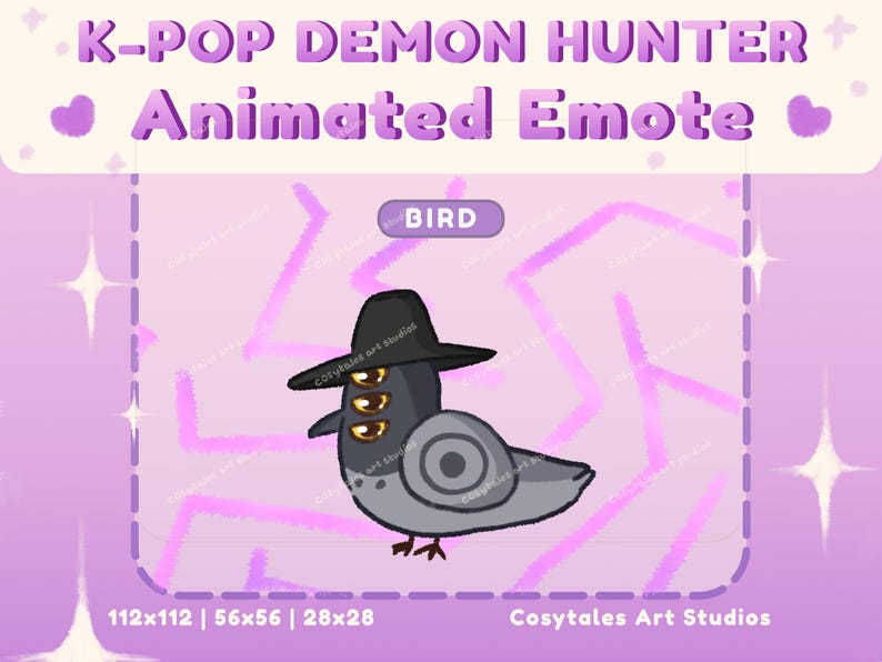 Animated Bird Kpop Emote: Soda Pop Dance - Twitch/vtuber Stream Asset ...