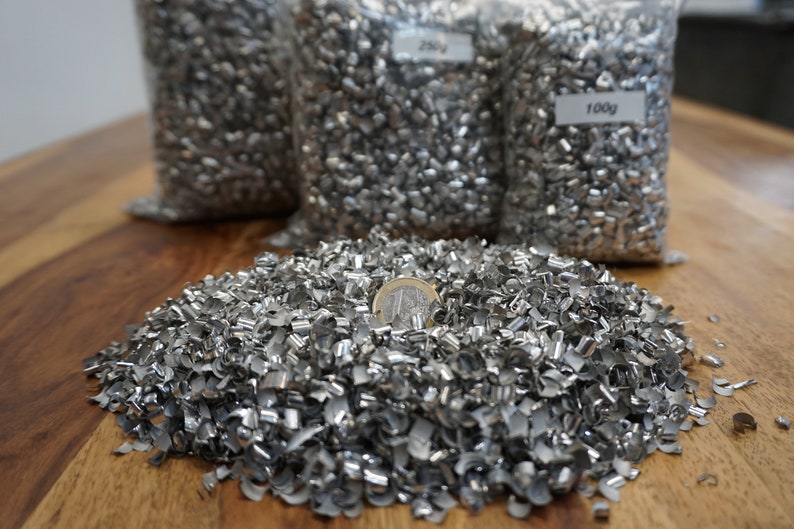 Decoration Material ''silver Chips'' - Etsy