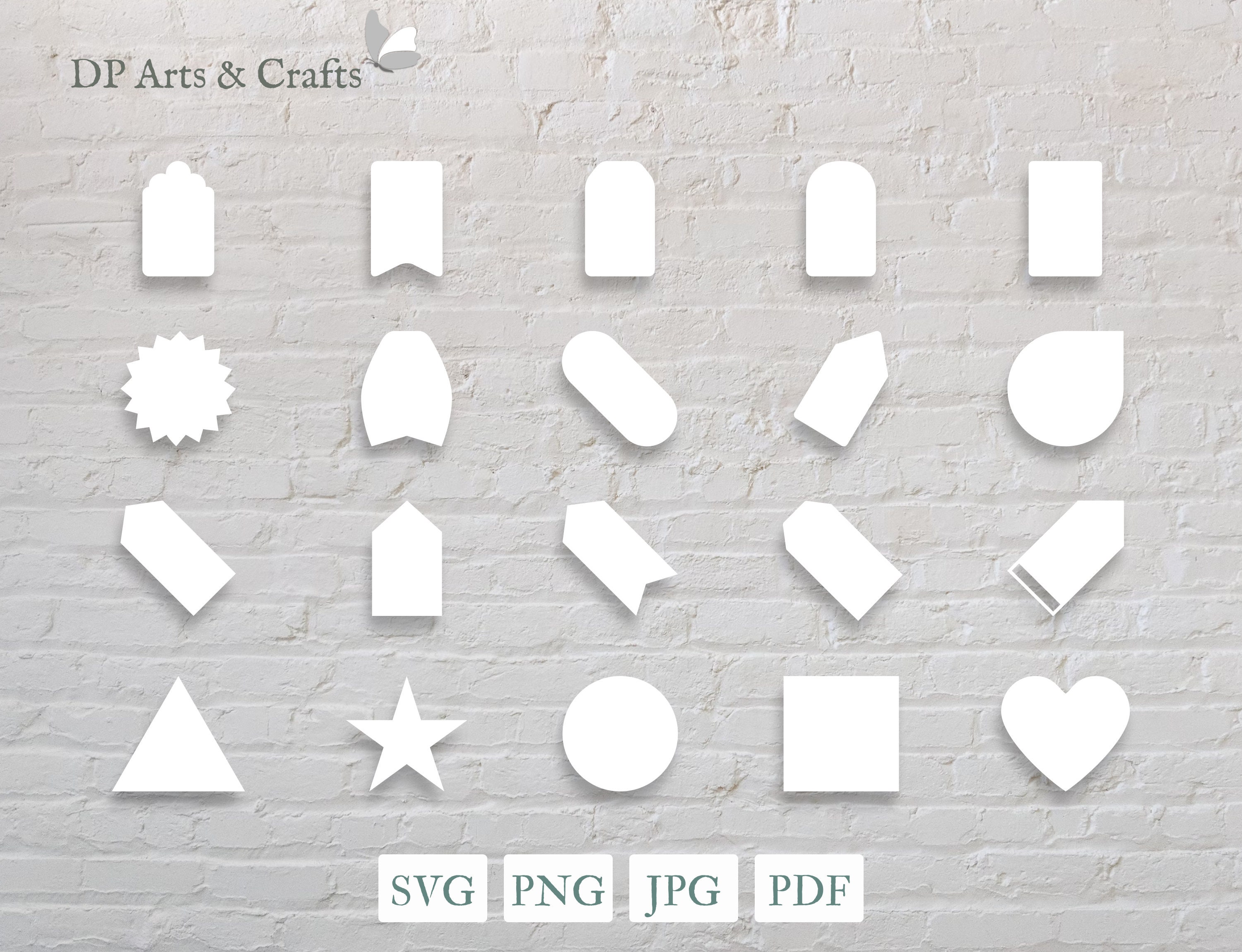 Tags and Labels SVG Bundle, Shipping Tags, Gift Tags Svg, Price Tags ...