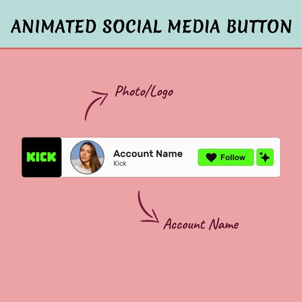 Kick Animated Overlay - Etsy Canada