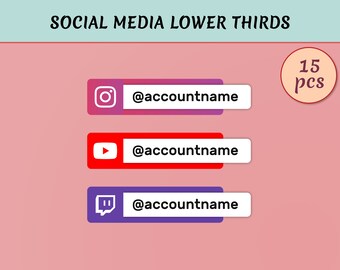 Custom Animated Youtube Subscribe Button Overlay for Intro - Etsy
