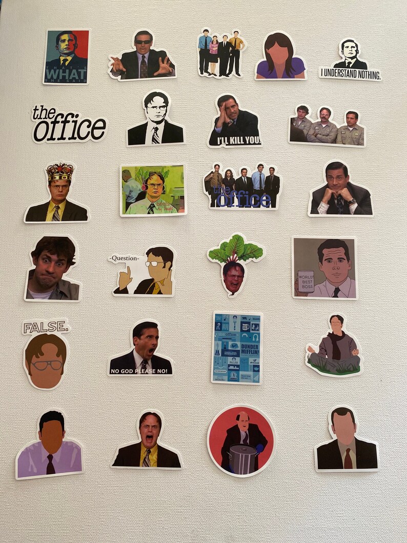 The Office Stickers - Etsy