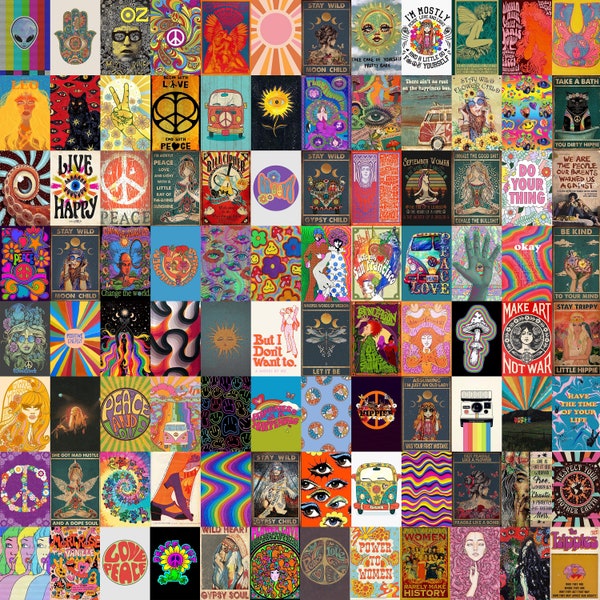 Indie Wall Collage - Etsy