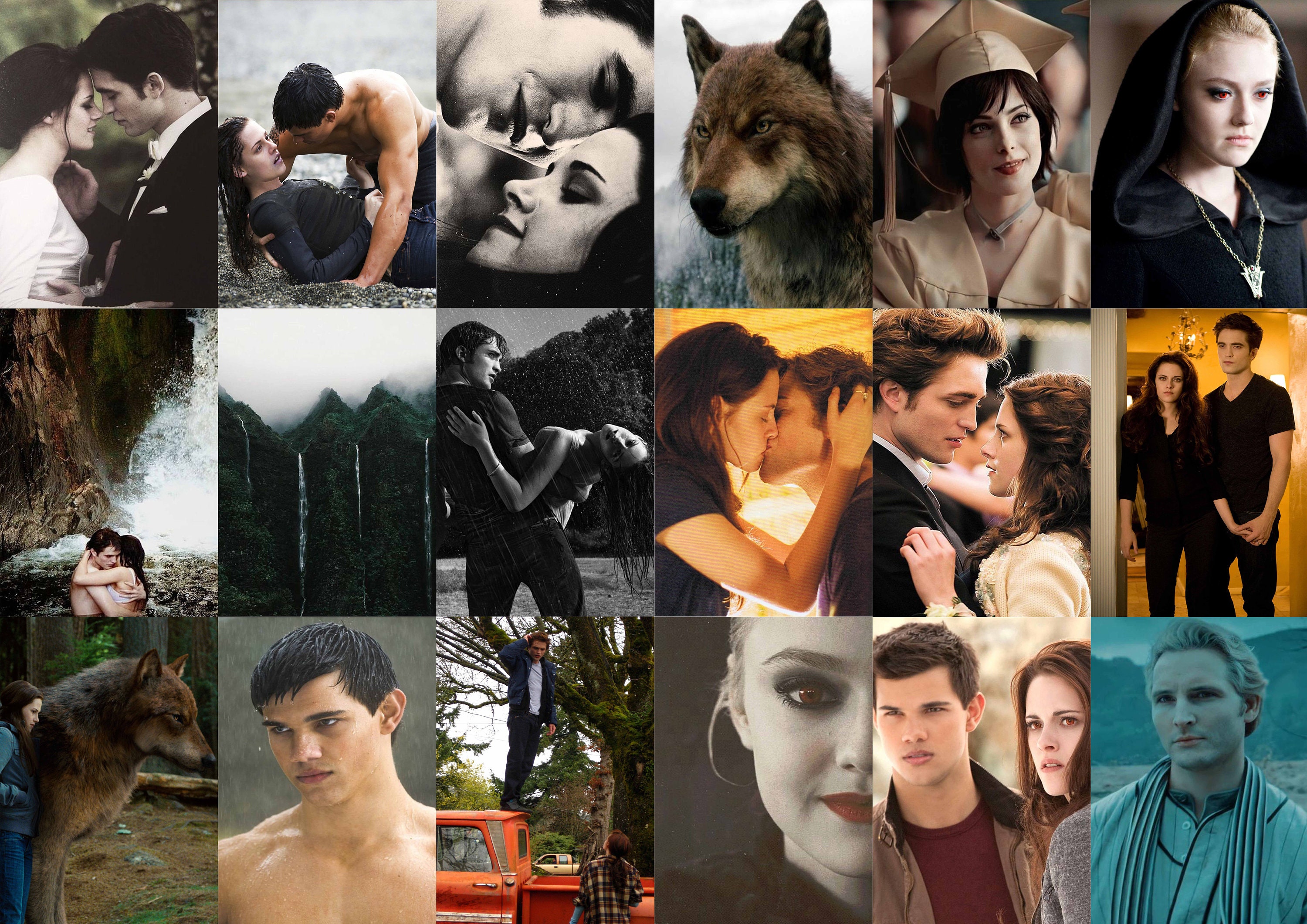 Twilight Wall Collage Kit | Twilight Saga Aesthetic Photo Collage ...
