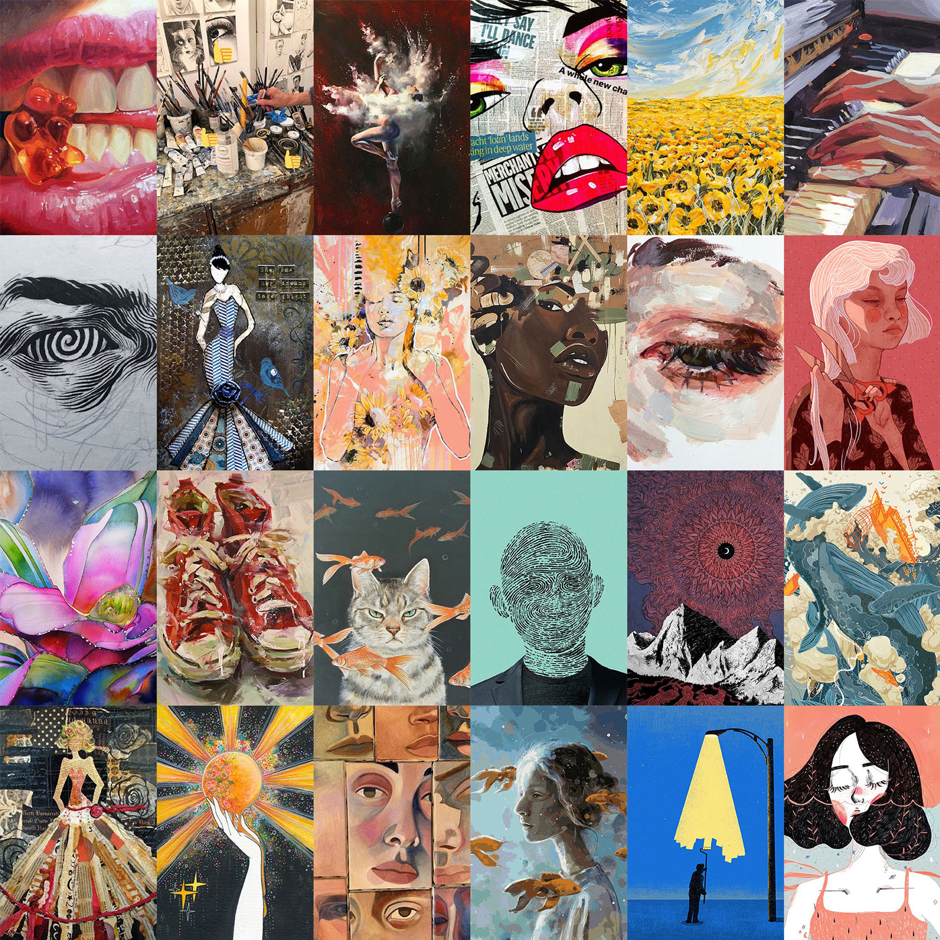Artcore Wall Collage Kit | Retro Aesthetic Prints (digital Download) - Etsy
