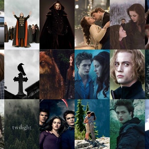 Twilight Wall Collage Kit | Twilight Saga Aesthetic Photo Collage ...