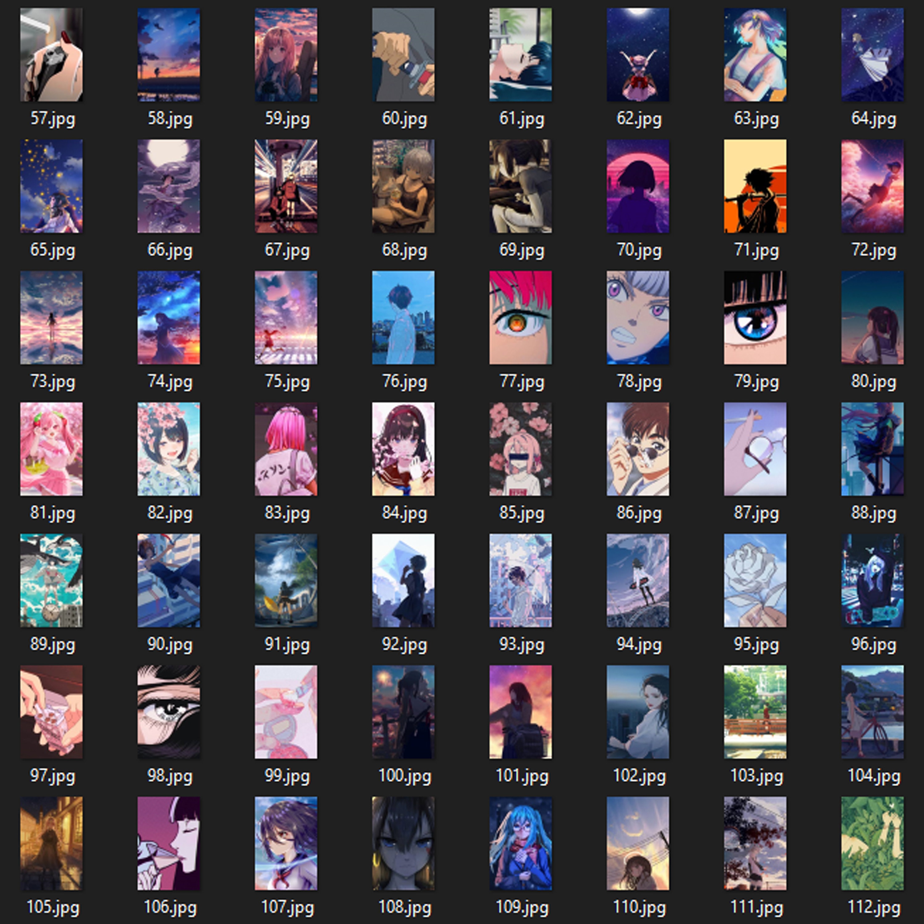 150 PCS Anime Wall Collage Kit Set of Anime Poster Aesthetic Photo ...