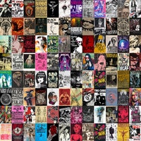 60 PCS | Red Grunge Aesthetic Wall Collage Kit • Red and Black Grunge ...
