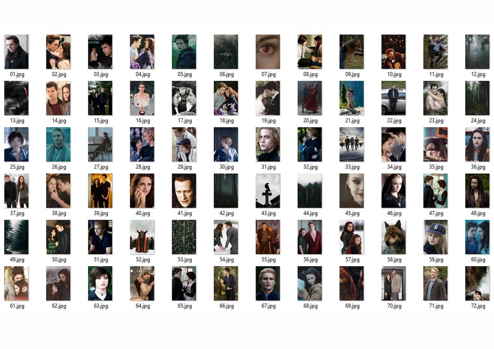 Twilight Wall Collage Kit | Twilight Saga Aesthetic Photo Collage ...