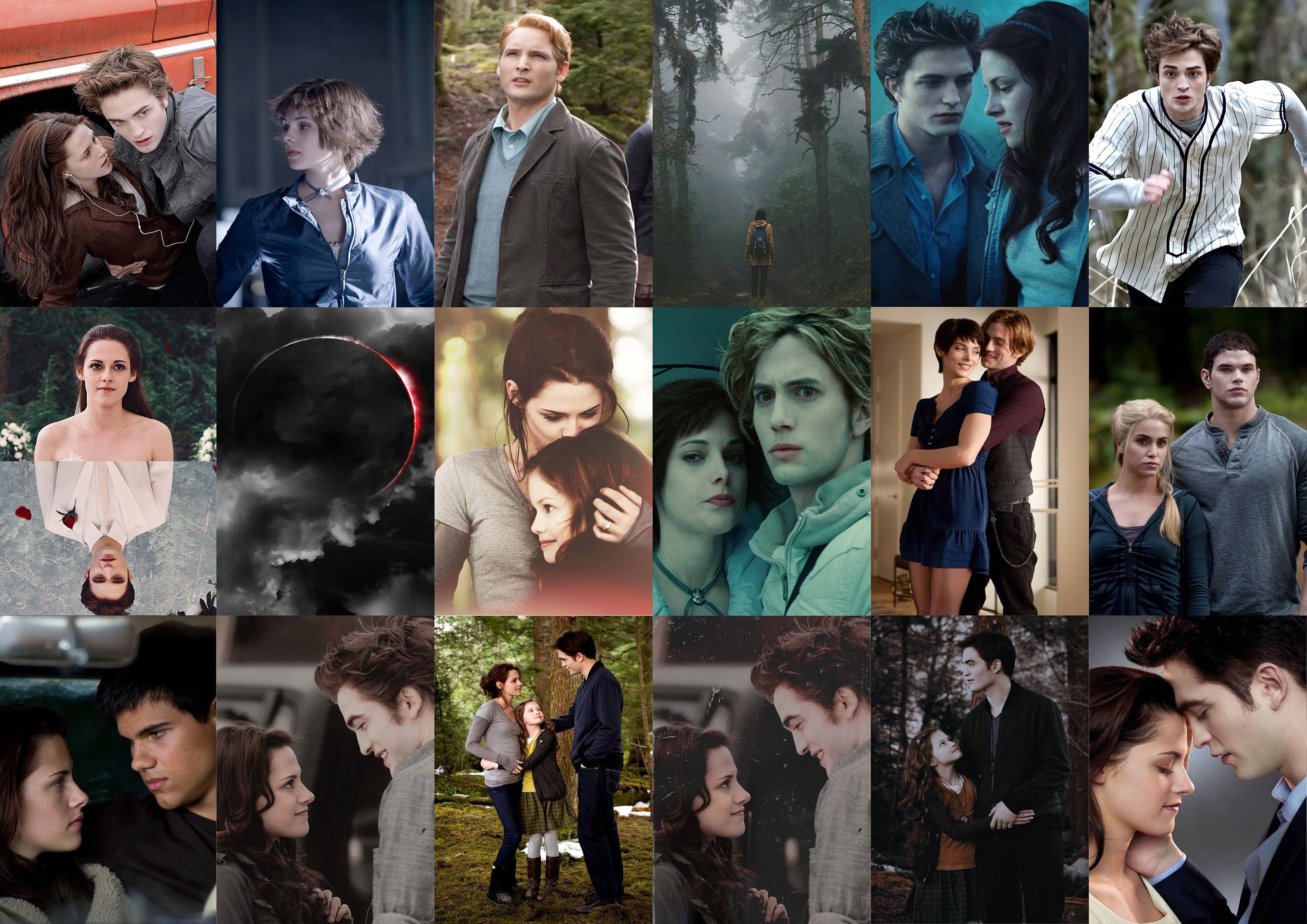Twilight Wall Collage Kit | Twilight Saga Aesthetic Photo Collage ...