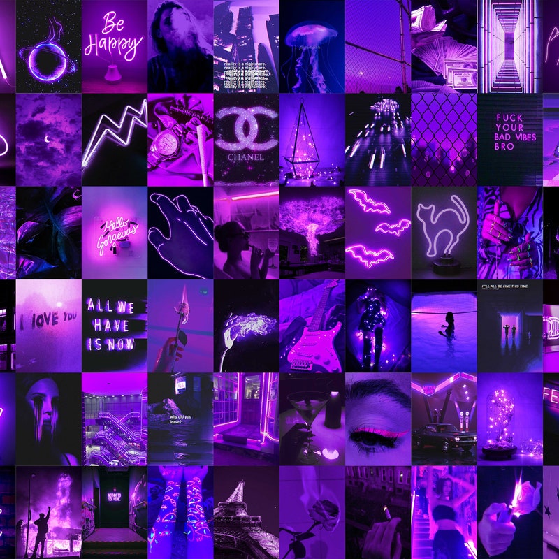 Purple Preppy Wallpaper - Etsy