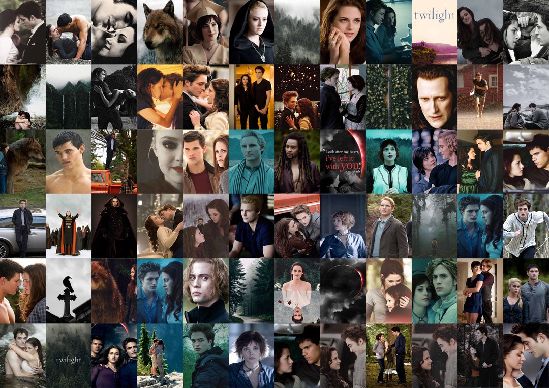 Twilight Wall Collage Kit | Twilight Saga Aesthetic Photo Collage ...
