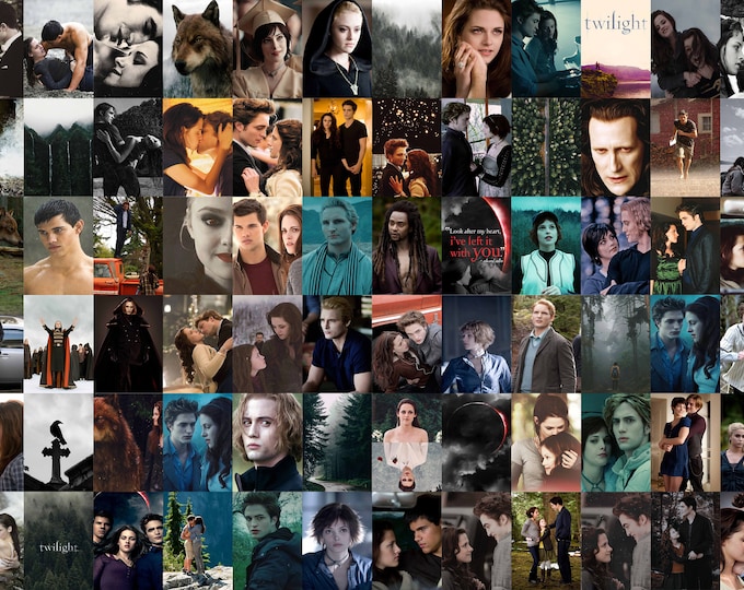 Twilight Wall Collage Kit | Twilight Saga Aesthetic Photo Collage ...