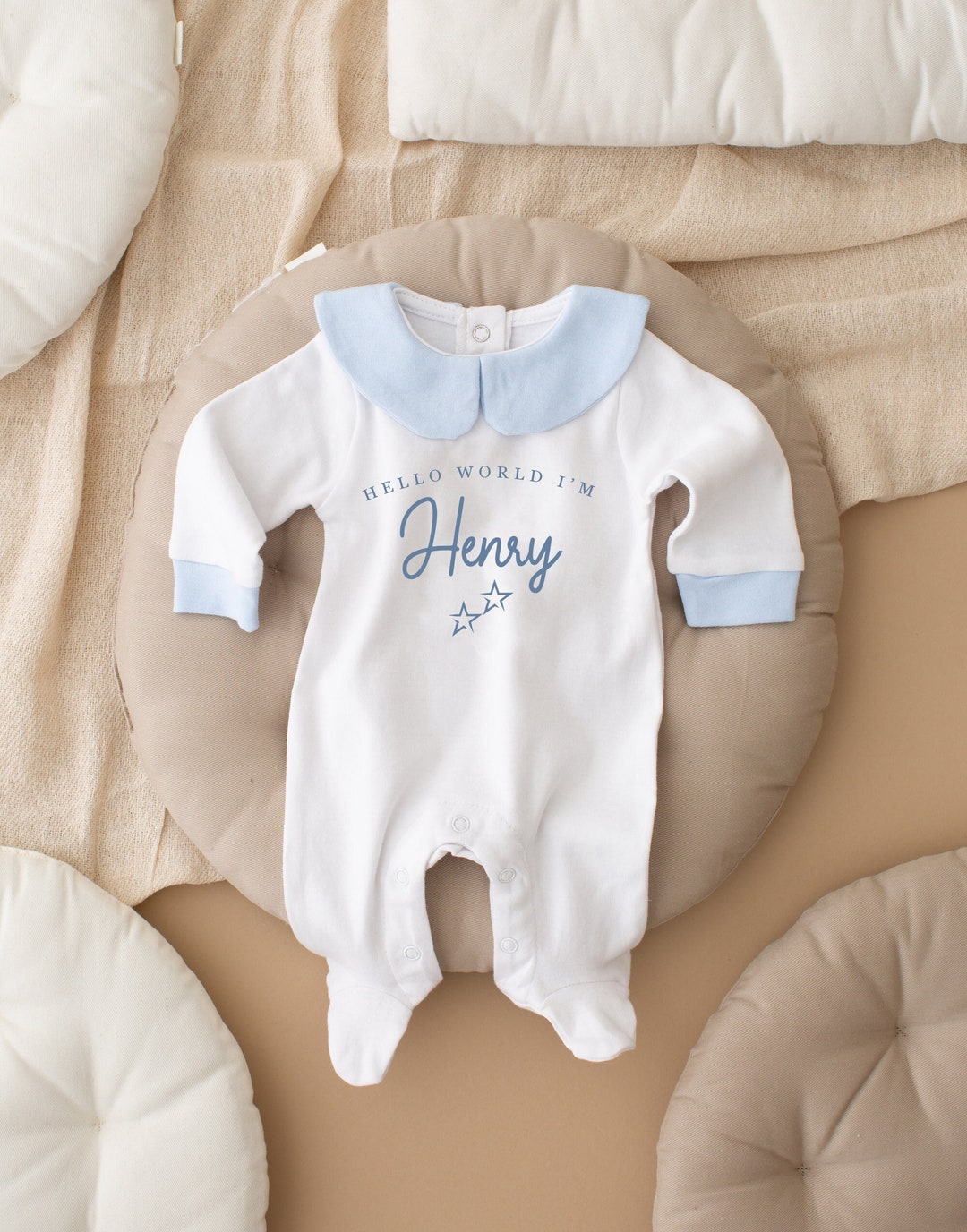 Personalised Hello World Baby Outfit Personalised Hello - Etsy UK