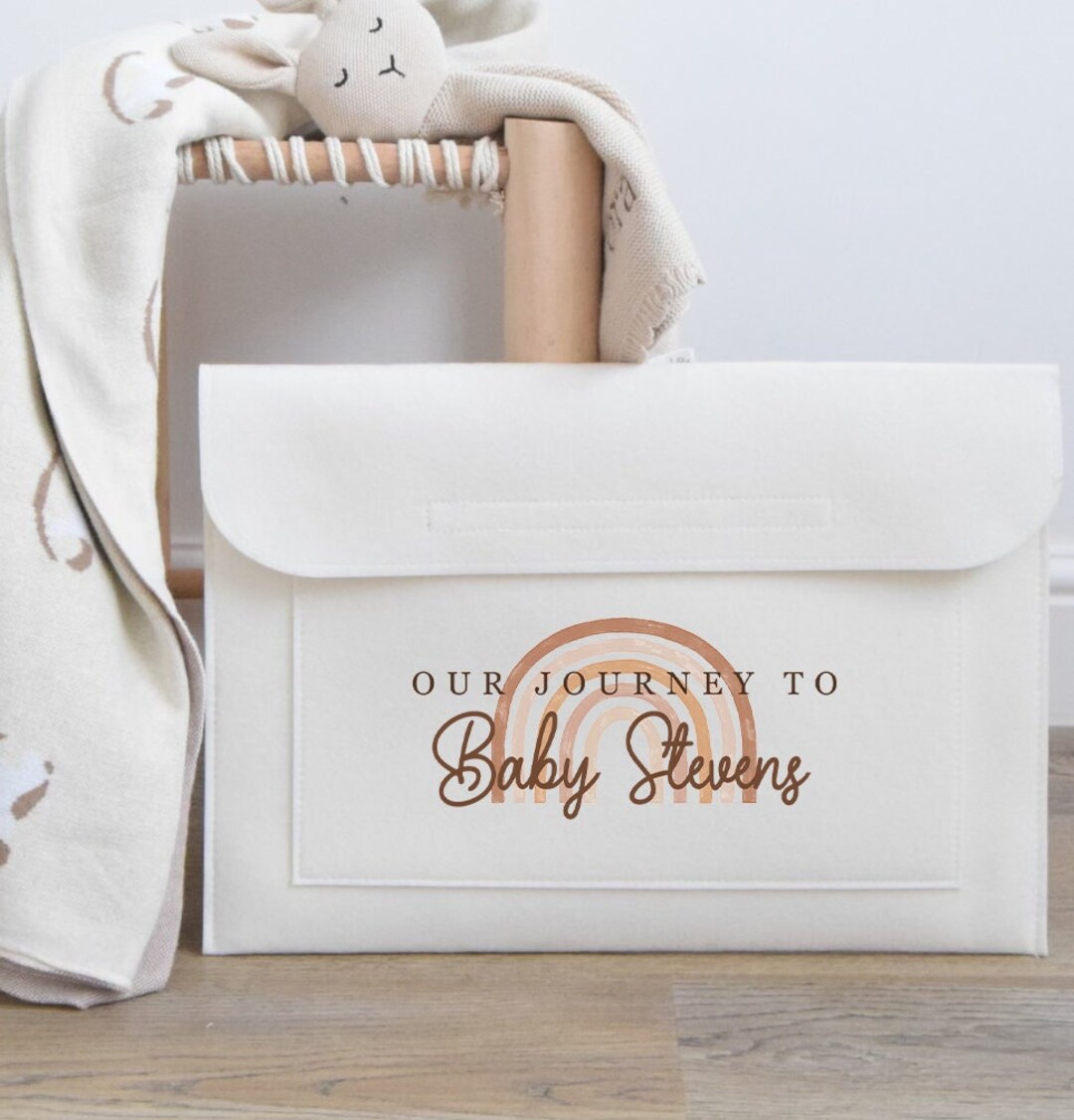 Personalised Our Journey to Baby Document Folder Pregnancy Notes ...