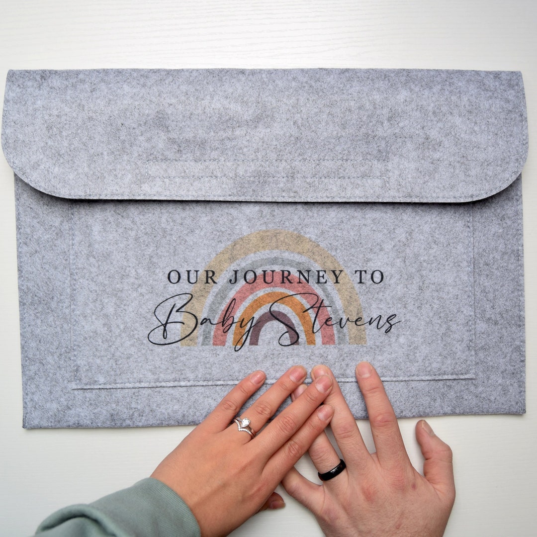 Personalised Our Journey to Baby Document Folder Pregnancy Notes ...