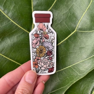 T1D Insulin Vial Flowers Sticker, Diabetes, Type 1, T1D, Type One ...