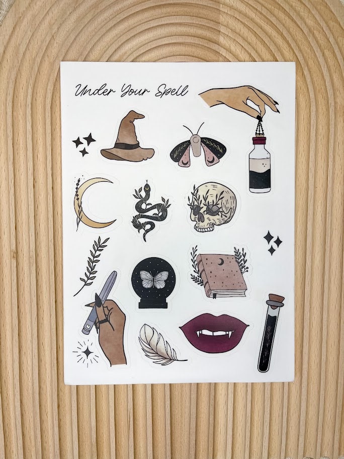 T1D Under Your Spell Sticker Sheet Diabetes Type 1 T1D - Etsy