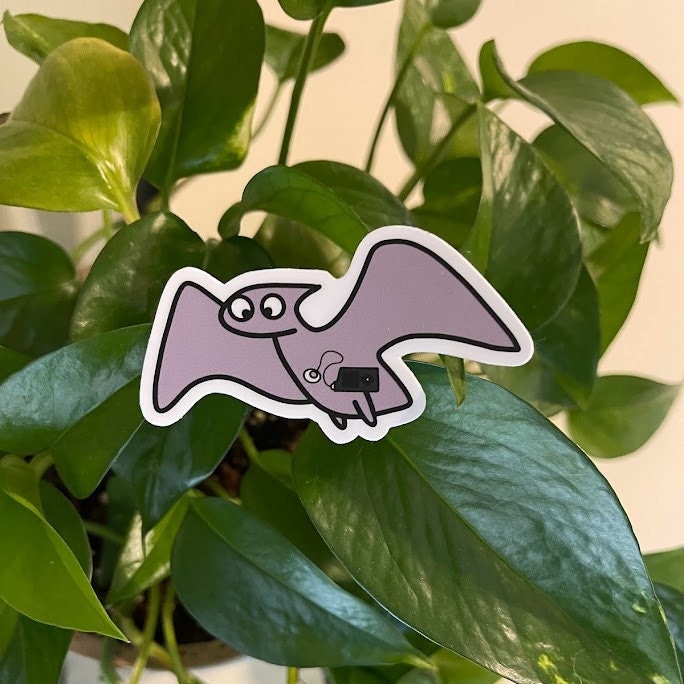 T1D Pterodactyl Medtronic Insulin Pump Sticker Dinosaur | Etsy