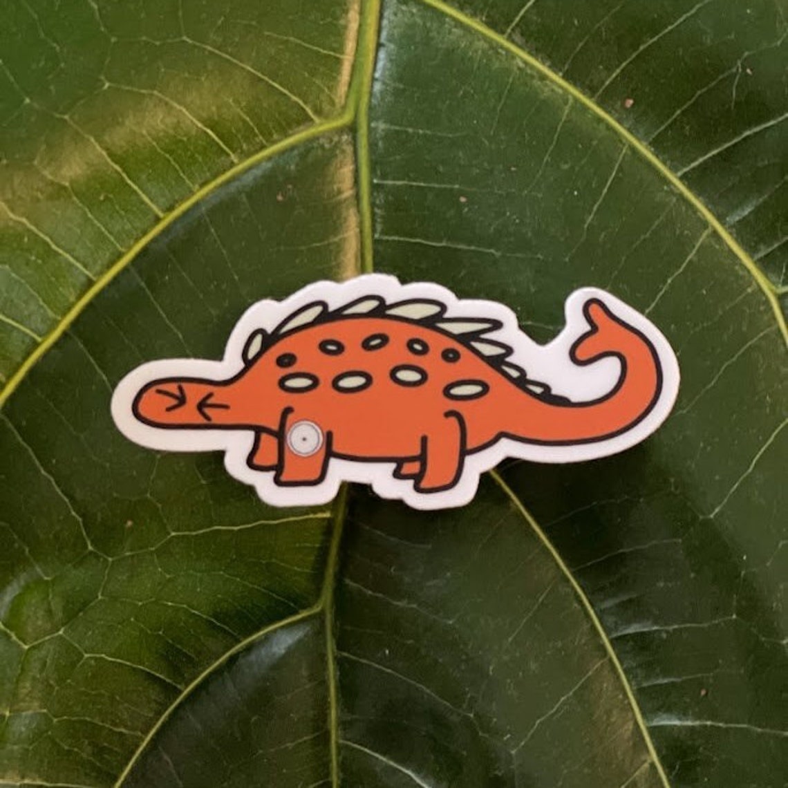 T1D Ankylosaurus Freestyle Libre Sticker Dinosaur Diabetes | Etsy