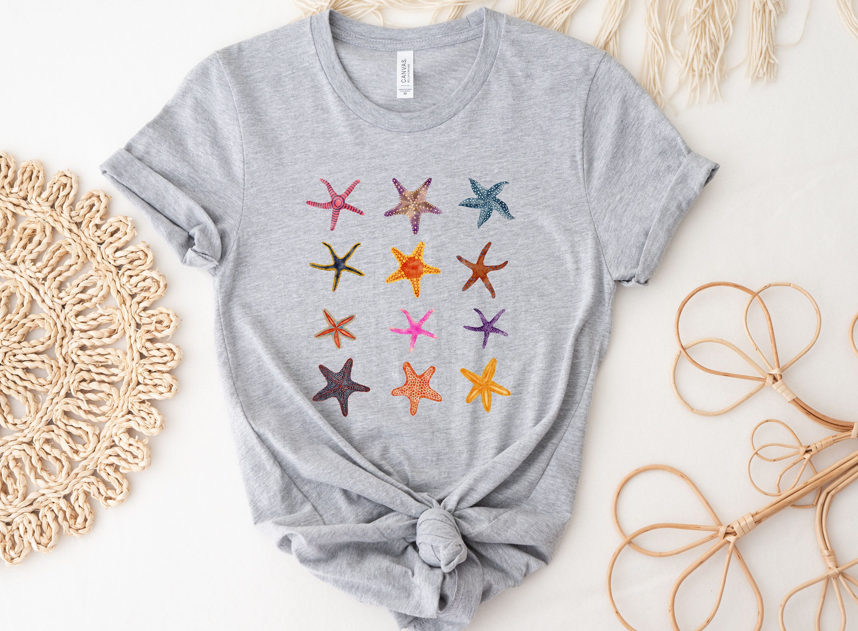 Cute Starfish Shirt, Under the Sea Animals Tshirt, Star Fish Lover Gift ...