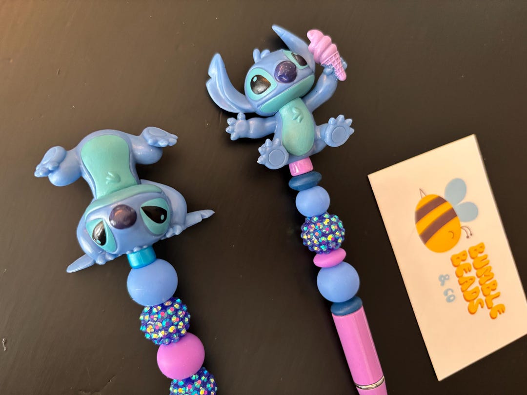Beaded and Blinged Disney Stitch Pen Choose One - Etsy