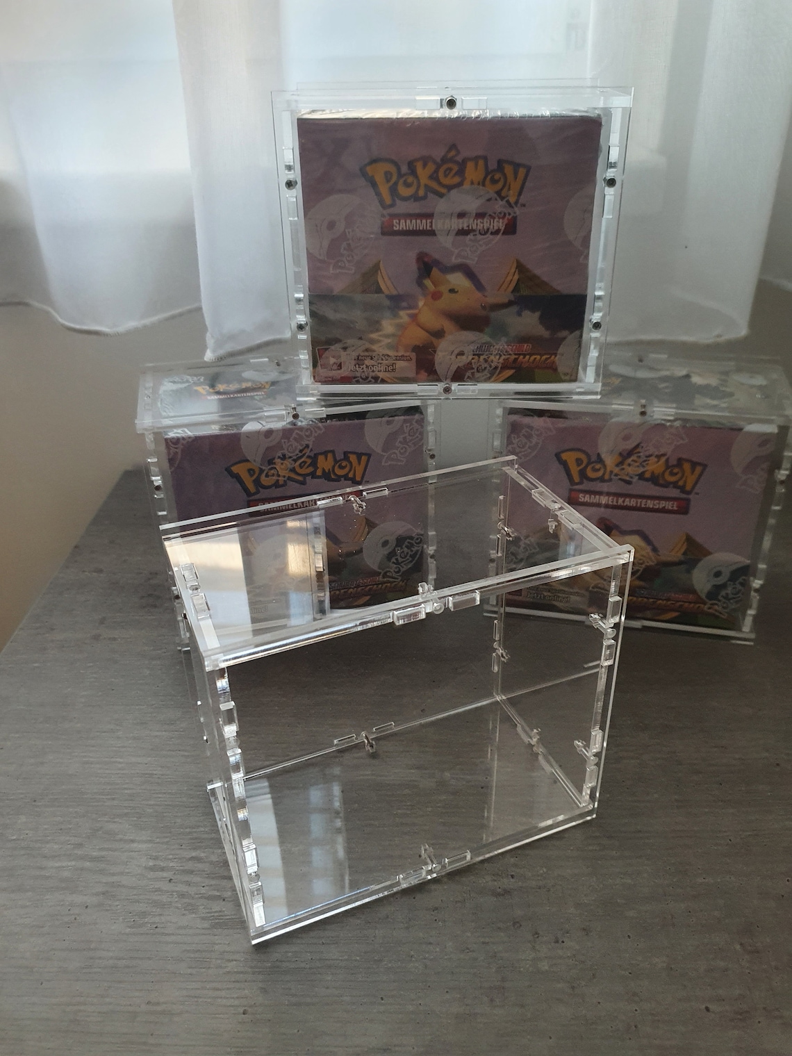 Acryl Case für Pokemon Display Schutzbox Case Protector Perfekter ...