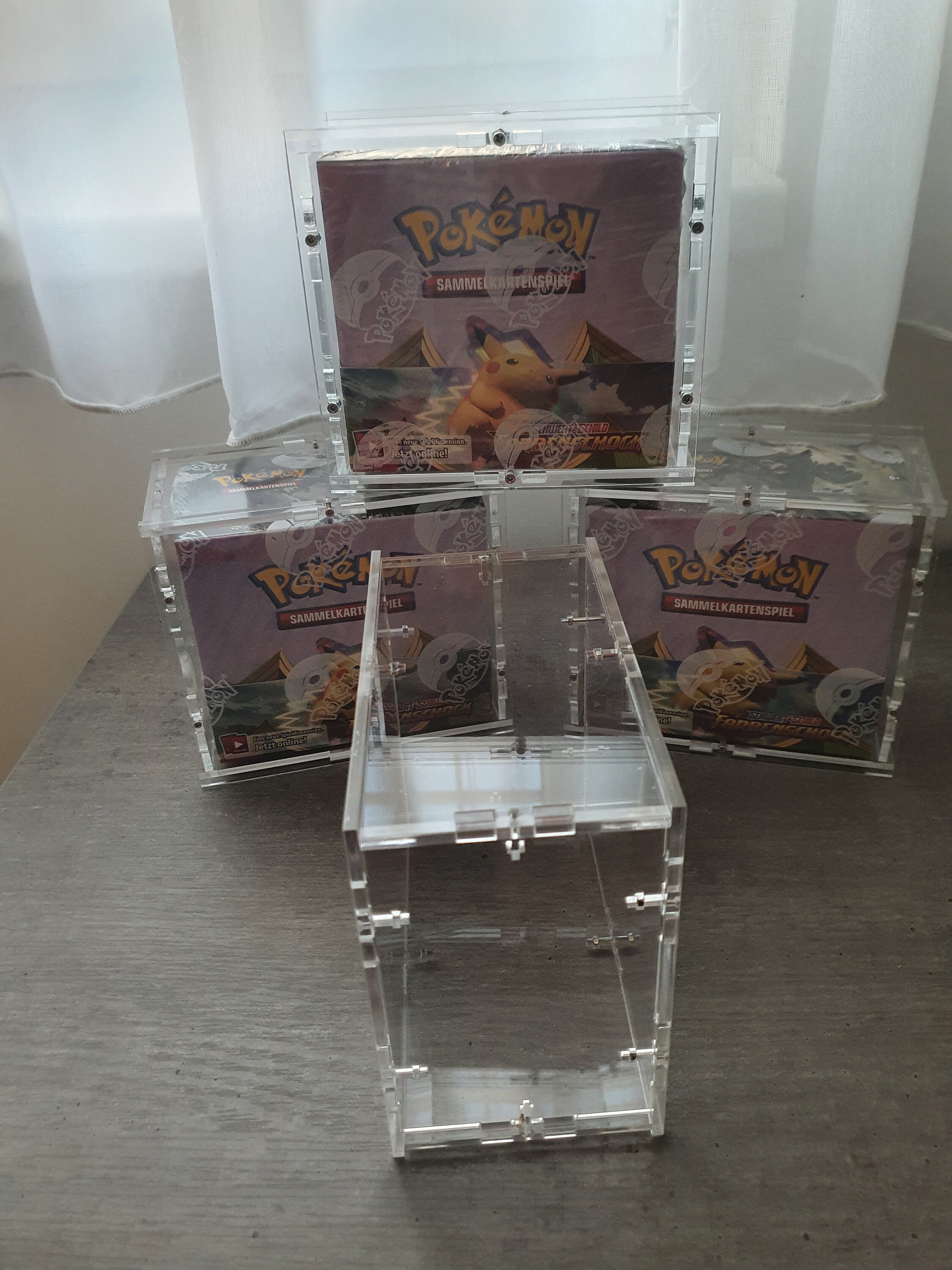 Acryl Case für Pokemon Display Schutzbox Case Protector Perfekter ...