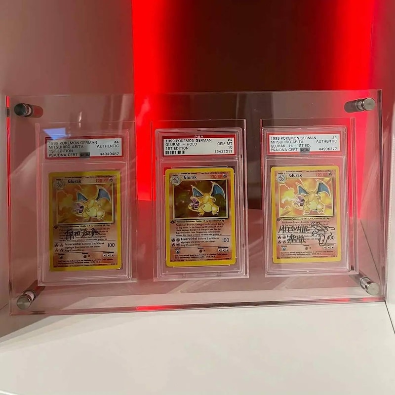 Graded Card Display Case - Etsy