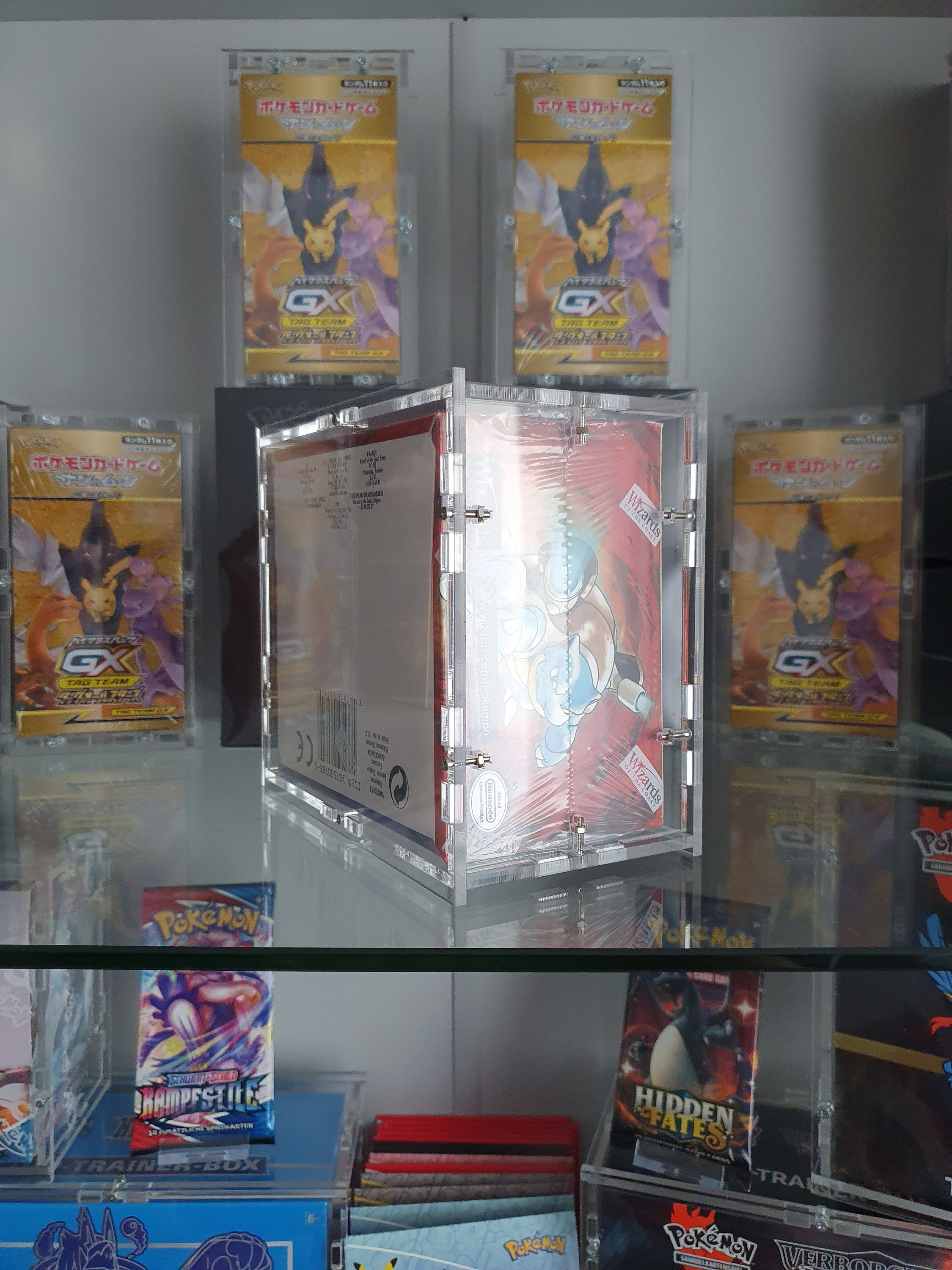 Acryl Case für Pokemon Display Schutzbox Case Protector Perfekter ...