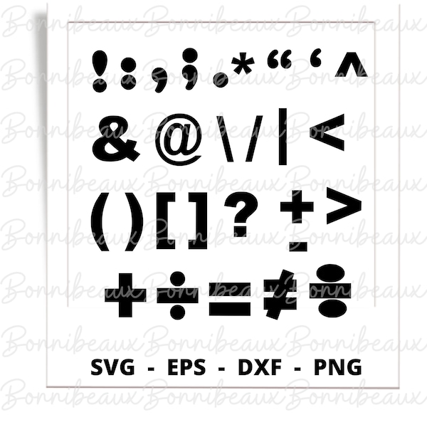 Punctuation Art - Etsy