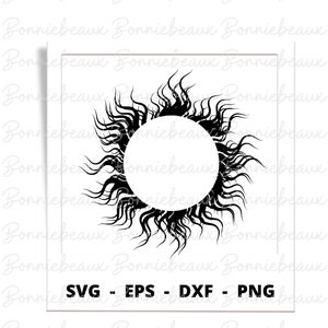 Sun, Sun Rays, SVG, PNG, Dxf, EPS, Instant Download, Digital Download ...