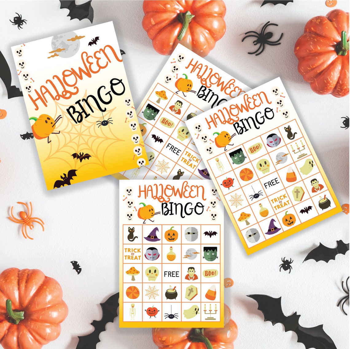 Spooky Halloween Bingo Game: Printable Family Fun (digital Download) - Etsy