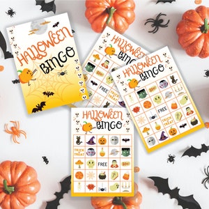 Spooky Halloween Bingo Game: Printable Family Fun (digital Download) - Etsy