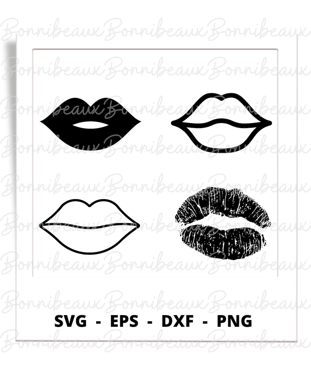 Lips-lip Shape-svg-png-dxf-eps-instant Download-digital Download ...