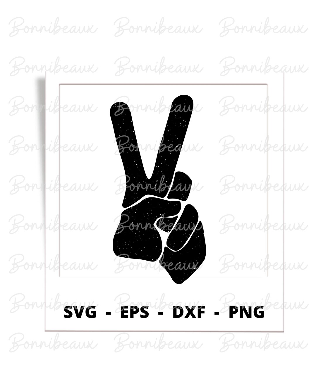 Hands, Peace Sign, Victory, SVG PNG Dxf, EPS, Instant Download, Digital ...