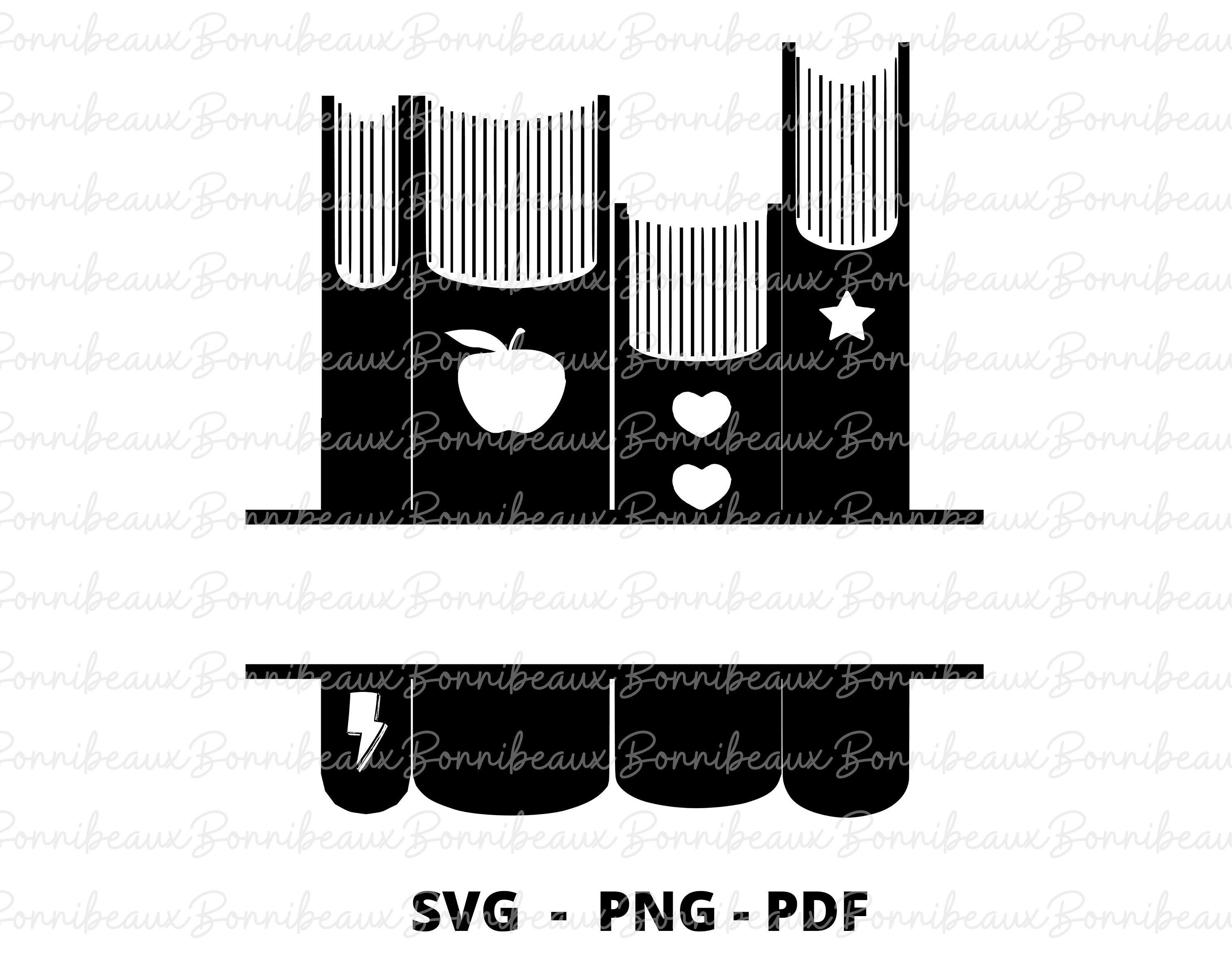 Teacher Monogram Svg Back to School Svg Educator Png - Etsy