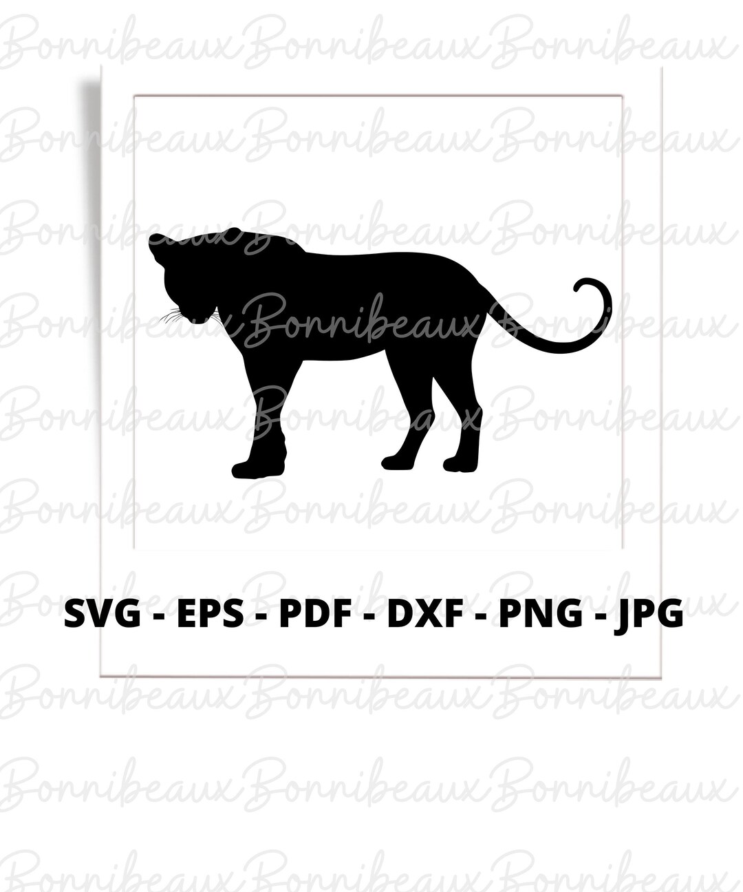 Leopard SVG, Present EPS, Pdf,png,dxf,jpg, Big Cat Svg,instant Download ...