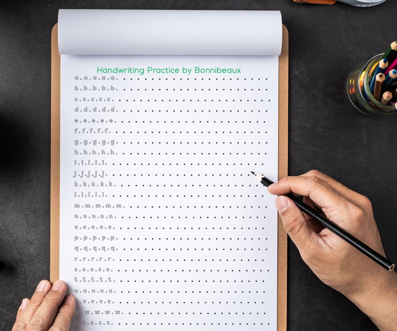 Printable Handwriting Practice, Dinosaur Clipart, Bundle to Improve ...