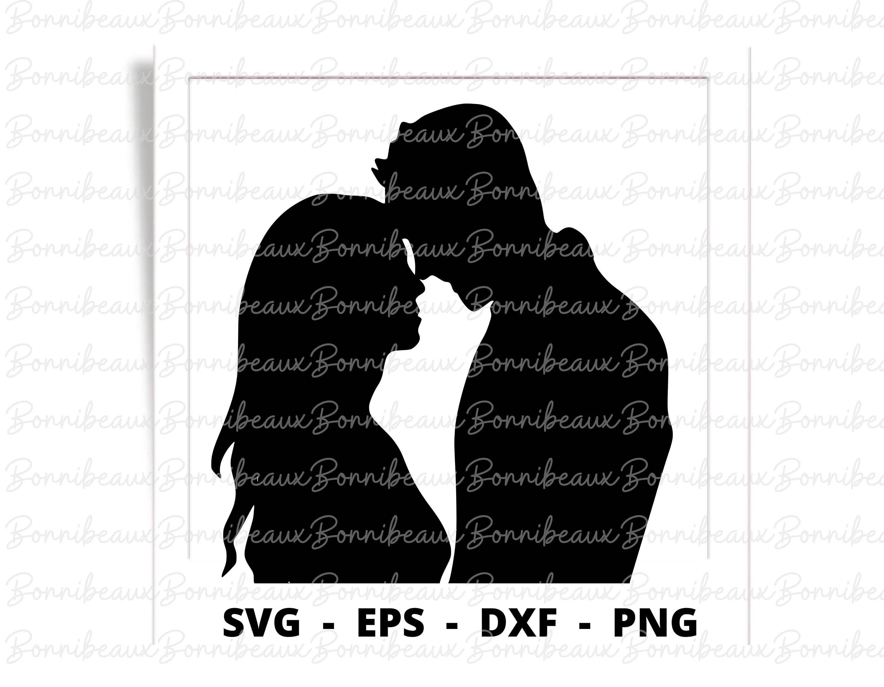 Love Couple Wedding SVG PNG Dxf EPS Instant Download - Etsy