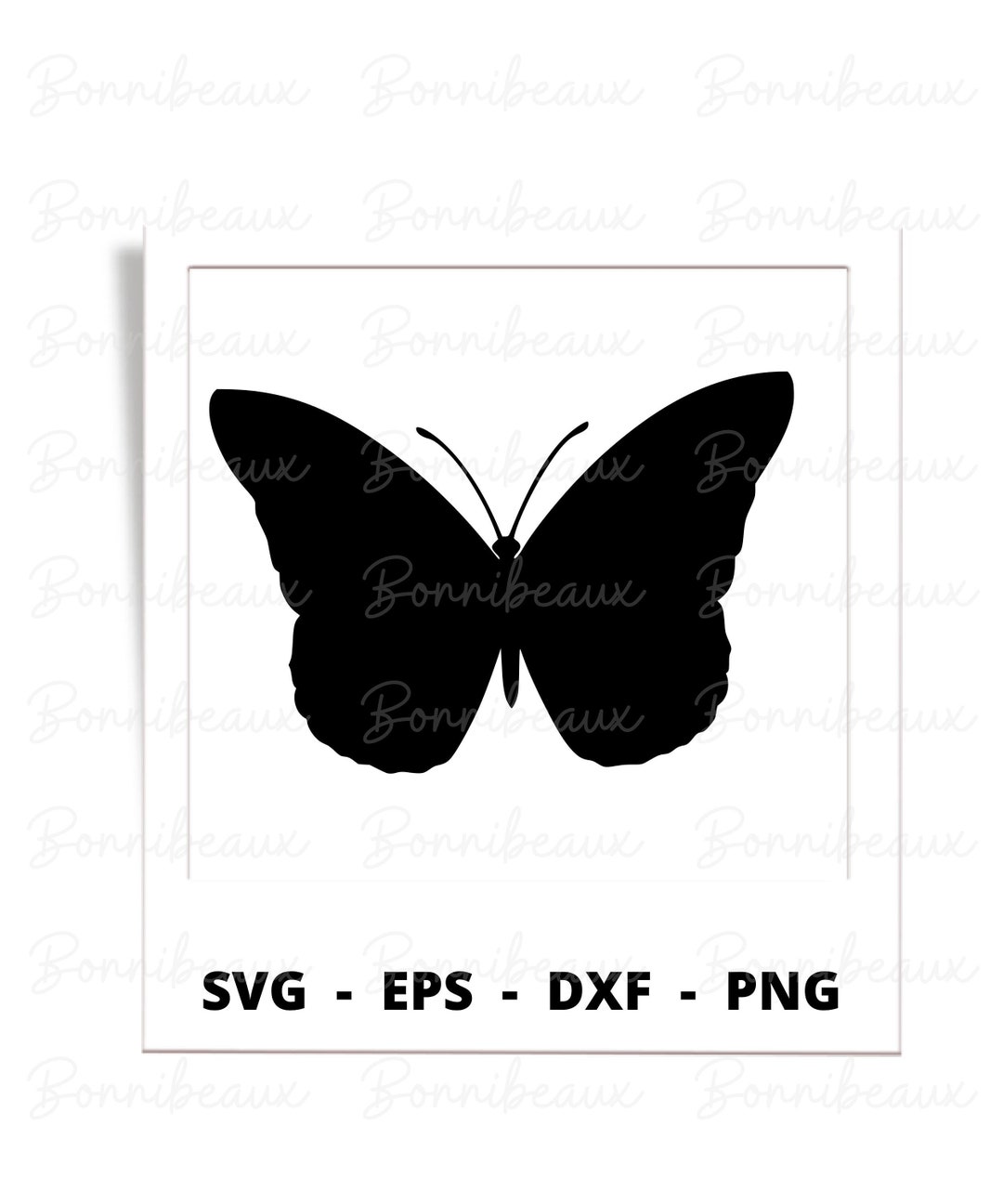 Beautiful Butterfly, SVG, PNG, Dfx, EPS, Instant Download, Digital ...