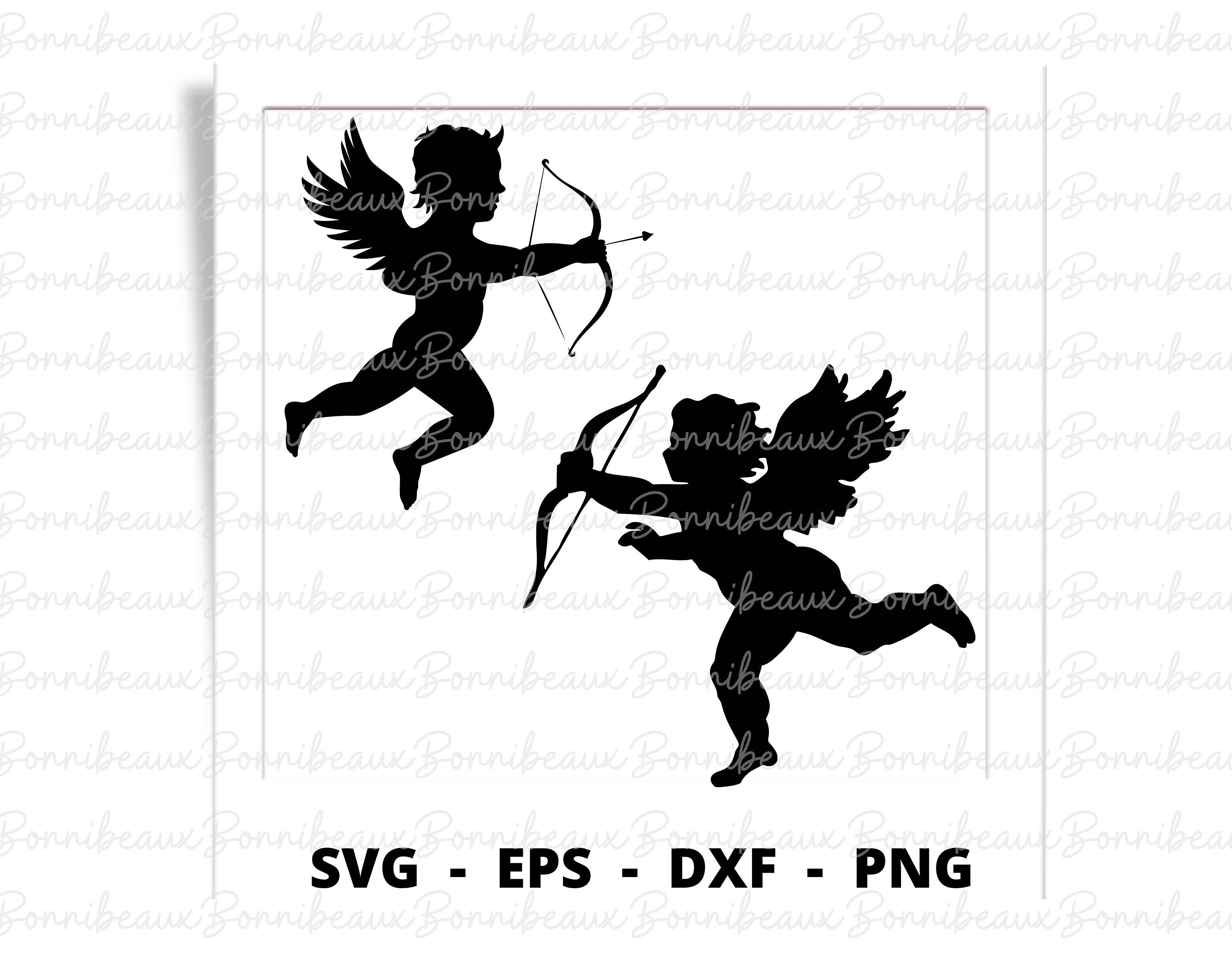 Angels Cupido, Wedding, SVG PNG Dxf, EPS, Instant Download, Digital ...