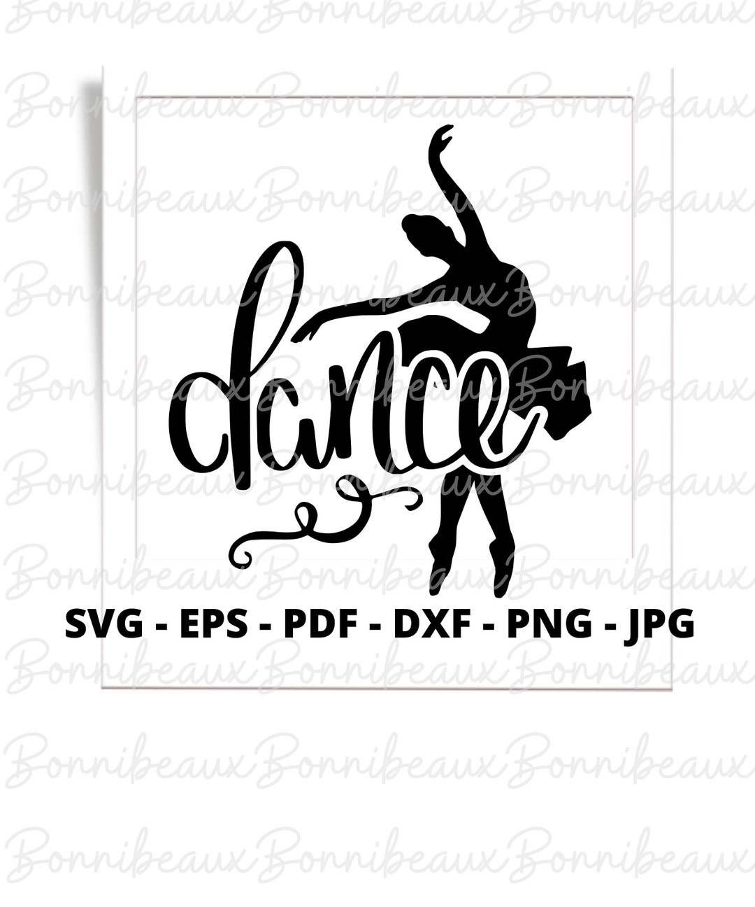 Ballet Dancer Svg,eps,pdf,png,dxf,jpg, Ballerina Pose Svg, Instant ...